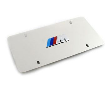 2007-2022 BMW Bmw M Logo Marque Plates - Polished Finish 82-12-1-470 ...