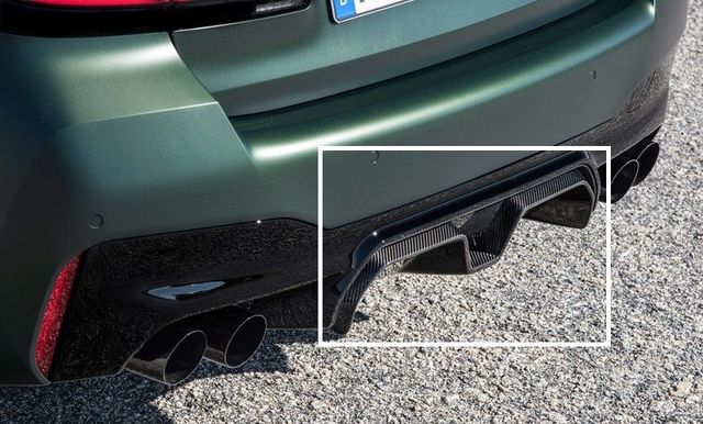 BMW OEM "M5 CS" REAR DIFFUSER IN CARBON FIBER 51129500602 | OEM Parts ...