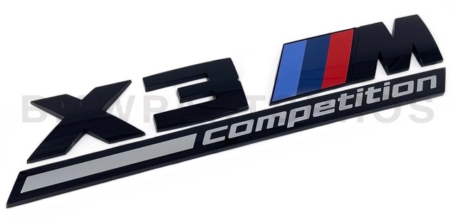 Bmw M Performance High-gloss Black Badge - X3 M Competition 51-14-8-077 ...