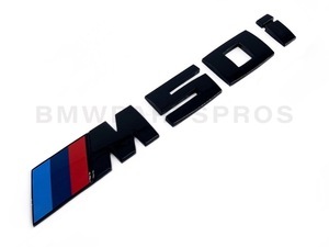 BMW OEM M PERFORMANCE HIGH GLOSS BLACK BADGE - M50i 51-14-2-472-839 ...