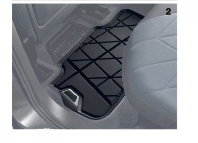 Bmw Oem All-weather Floor Mats - Rear 51-47-5-A20-D39 | OEM Parts ...