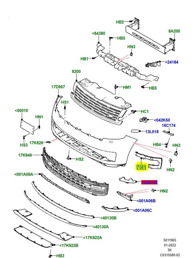 LR150987 - End Plate 2022-2023 Land Rover Range Rover | Land Leaping ...