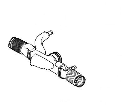 C2D2728 - Air Intake Tube | Land Leaping Genuine British Parts