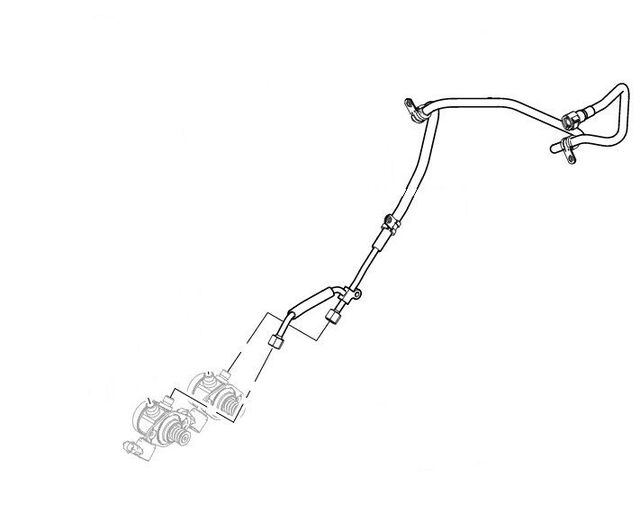 AJ814045 - Fuel pipe -Low pressure | Land Leaping Genuine British Parts