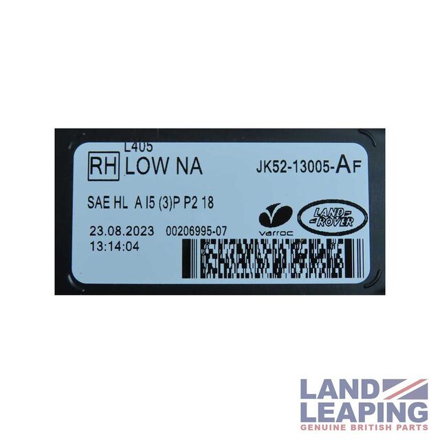 LR169868 - Composite Assembly 2018-2022 Land Rover Range Rover | Land ...