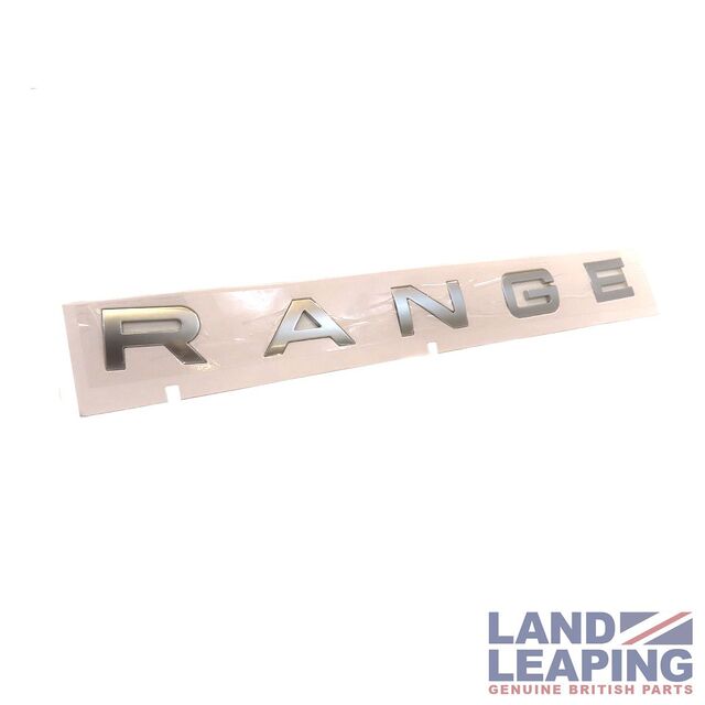 LR026394 - Nameplate - "RANGE" portion 2012-2019 Land Rover Range Rover ...