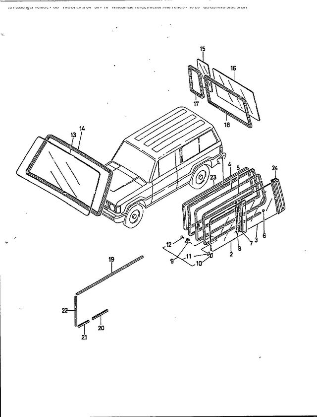 CARGO DOOR WEATHERSTRIP 8942941152 | Isuzu Parts Center