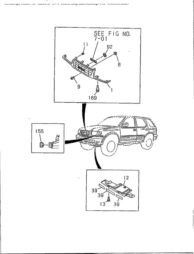 Skid Plate Bolt 8971047881 | Isuzu Parts Center