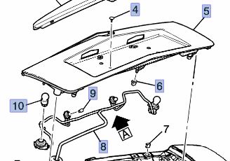 2003-2007 Cadillac CTS Back Up Lamp Assy (unpainted) 19208231 | OEM GM ...