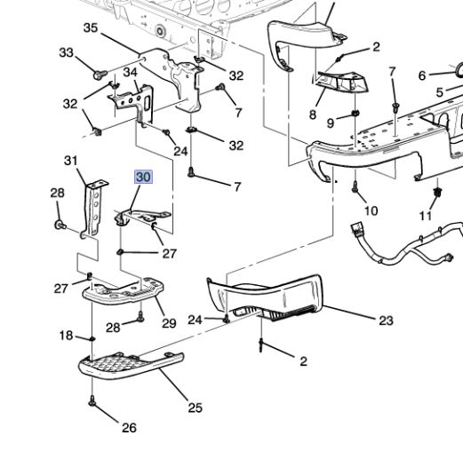 2015-2022 GM Brace 23278704 | OEM GM Parts