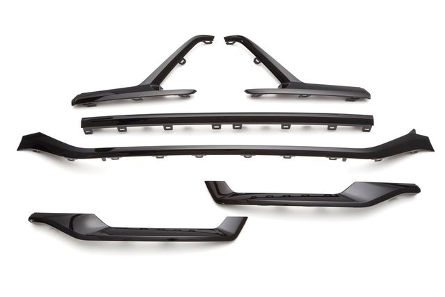 2019-2021 GMC Terrain Front and Rear Fascia Applique in Gloss Black ...