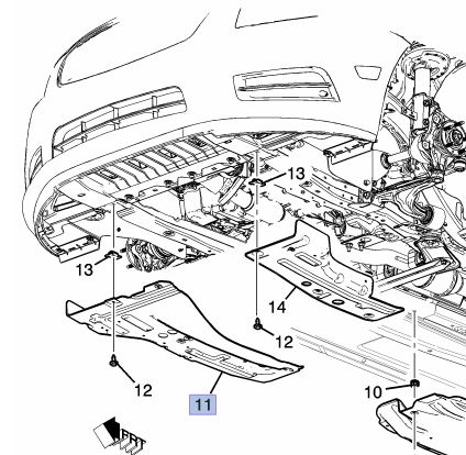 2011-2016 Chevrolet Splash Shield - Right Side Only - Not Full Shield ...