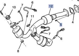 2012-2020 GM Catalytic Converter 19420297 | OEM GM Parts