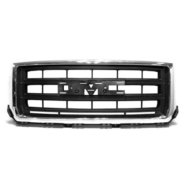 2014-2015 GMC Sierra 1500 Bright Chrome Front Grille with GMC Emblem ...