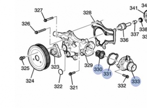 2011-2021 GM Engine Coolant Thermostat with Water Inlet 28290034 | OEM ...
