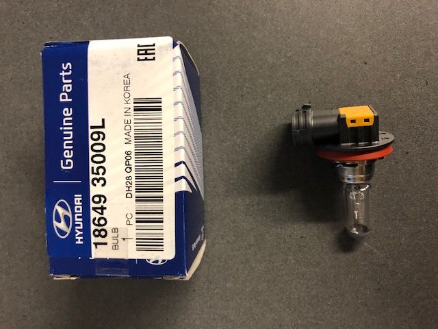 2011-2021 Hyundai Fog Lamp Bulb 18649-35009-L | OEM Hyundai Parts
