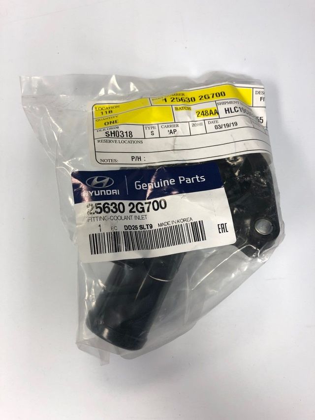 2010-2016 Hyundai Thermostat Cover 25630-2G700 | OEM Hyundai Parts