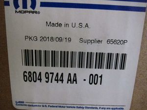 OEM Mopar 2009-2019 Dodge Ram 1500 Rear Bumper Bracket Kit OEM ...