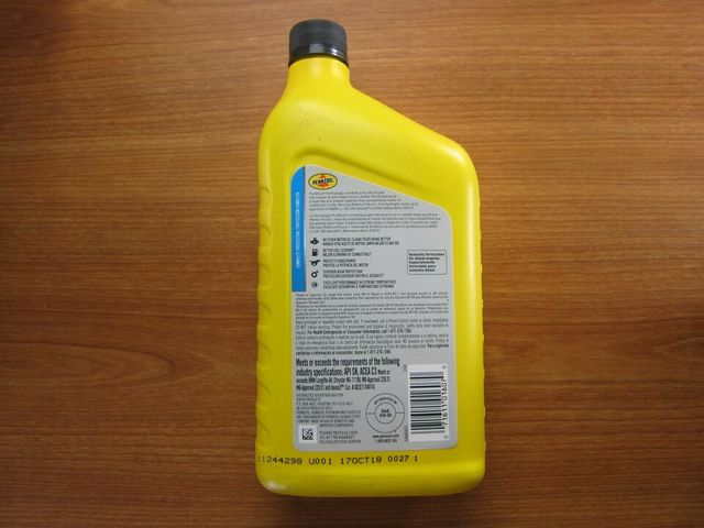 OEM Mopar 2014-2019 Dodge Ram Promaster 5w-30 Euro L Oil & Filter ...