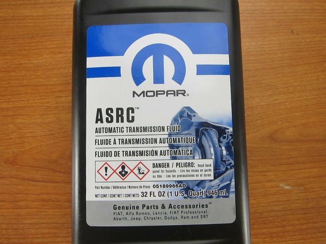 OEM Mopar Six Quarts ASRC Mopar Automatic Transmission Fluid New Mopar ...