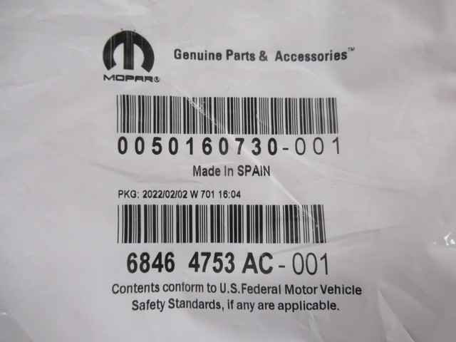 OEM Mopar 2021-2022 Jeep Grand Cherokee L Front Hood Chrome JEEP Emblem ...