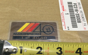 2023 Toyota 4Runner Genuine Toyota 4Runner 40th Anniversary Edition ...