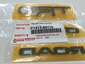 2017-2023 Toyota 4Runner Genuine Toyota 4Runner Silver Trd Off-Road C ...