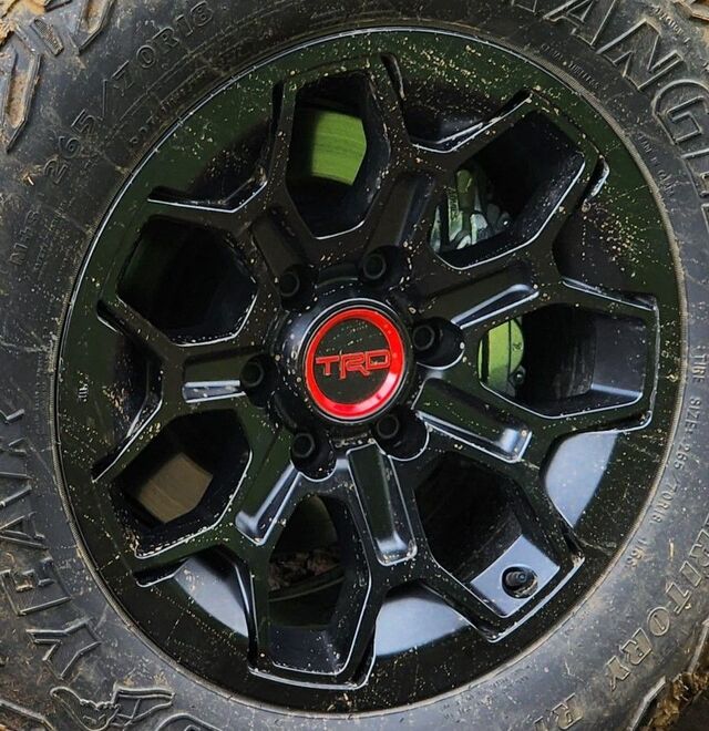 Genuine Toyota 2024 + Tacoma TRD PRO Flat Black 18" Wheel PT946-35240 ...