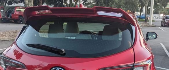 2019-2025 Toyota Corolla Genuine Toyota Corolla Cross Spoiler, Rear ...