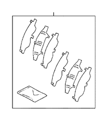 1994-1997 Toyota Supra Genuine Toyota 1993-1998 Supra TT Front Brake ...