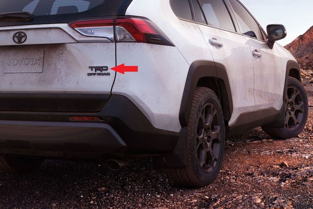 2021-2024 Toyota RAV4 Genuine Toyota RAV4 TRD OFF Road Back Door Badge ...