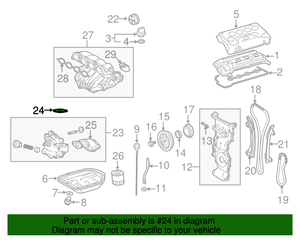 2001-2015 Toyota Genuine Toyota 2.4L 2AZ-FE Oil Pump Gasket 15193-0H010 ...