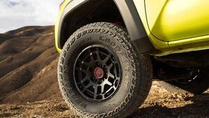 Genuine Toyota Tacoma TRD PRO Flat Black Wheel (center cap separate ...