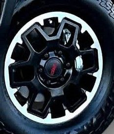 Genuine Toyota 2024 + Tacoma TRD Off Road Black w/Polished 18" TRD ...