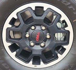 Genuine Toyota 2024 + Tacoma TRD Off Road Black w/Polished 18" TRD ...