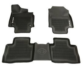 2019 2024 Toyota RAV4 Genuine Toyota 2019 Newer RAV4 Rubber All Weather Floor Liners Mats PT908 42215 20 Elmhurst Toyota Parts