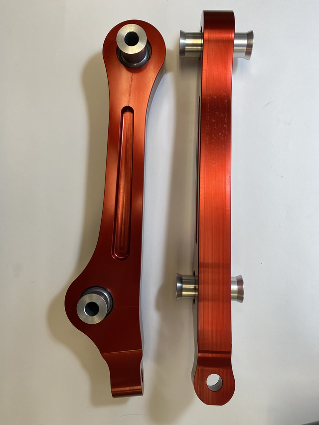 Billet Front Lower Control arms (05-10 RED) - AAD Performance C029 ...