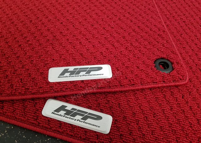 Genuine OEM 17-18 Honda Civic Hatchback Red HFP Carpet Floor Mats#08p15 ...