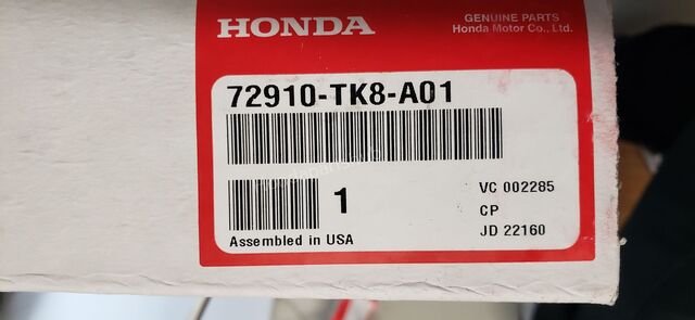 2011-2017 Honda Odyssey 2011-17 Honda Odyssey Right (Passenger) Slide ...