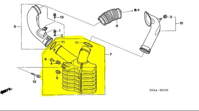 2006-2011 Honda Civic Resonator Assembly 17230-RNA-A00 | Honda Parts Hub
