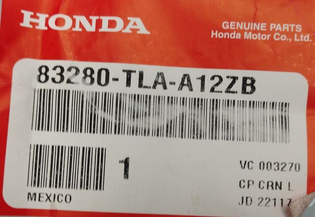 2017-2019 Honda CR-V 17-19 Honda CR-V EX, EX-L, Touring Left Sun-Visor ...