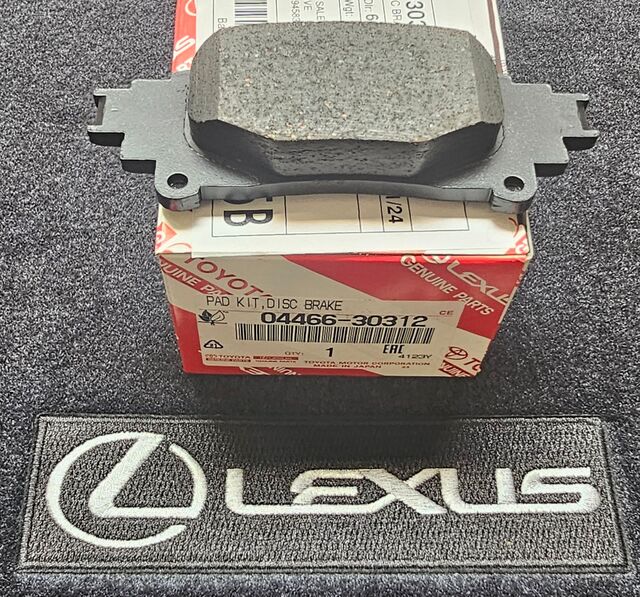 04466-30312 - 2013-2020 Lexus - Disc Brake Pad Set Rear | My L Parts