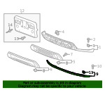 84878752 - Front Bumper Fascia Air Deflector 2022-2025 GMC | Chevrolet ...