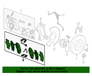 85619135 - Front Disc Brake Pad Set 2020-2025 GM | Chevrolet Parts Direct