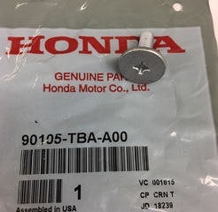 2016-2024 Honda Front Shield Bolt 90105-TBA-A00 | Honda Parts For Less