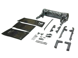 Mopar OEM 82215146AB Premium Twill Soft Top w/ Tinted Windows Jeep ...