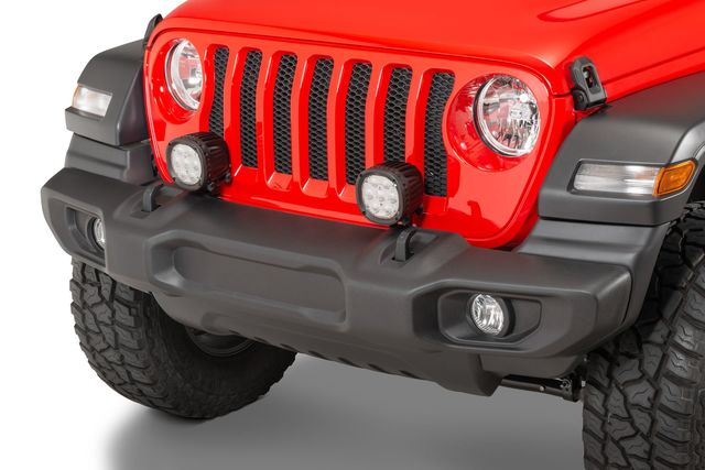 Mopar 82215428 Jeep Wrangler JL Bumper-Mount Light Bracket (2018-2023 ...