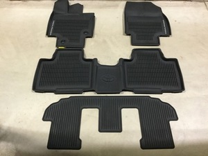 PT908 48200 20 PT908 48200 20Toyota Highlander All Weather Floor Mats w 3rd Row 7 8 Passenger 2020 2024 OEM 2020 2024 Toyota Highlander Bam Wholesale Parts