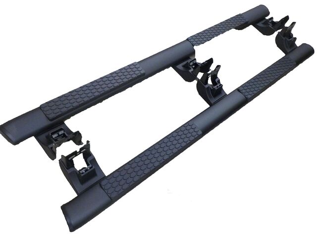 82213273AE RAM Crew Cab Black Aluminum Tubular Side Step Kit (2013-2024 ...