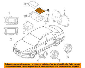 Volkswagen Amplifier 5C6-035-456-Z01 | Auto Parts